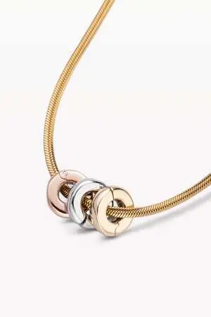 La Lune Polished Clip-on Charm - Silver