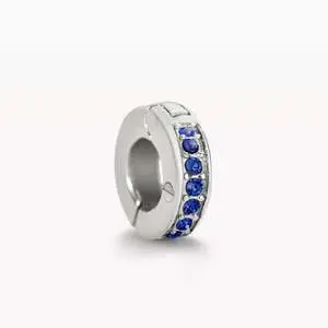 La Lune La Lune September Sapphire Birthstone Clip-On Charm Silver