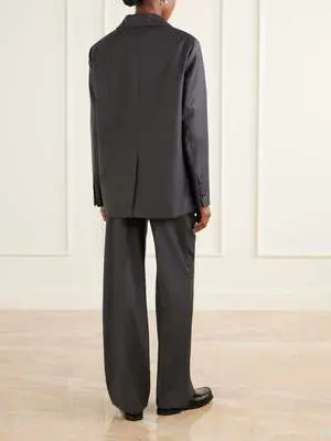 Loulou De Saison Donau Double-breasted Wool Blazer