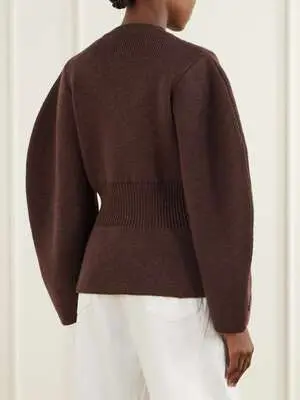DESTREE Embroidered Wool Cardigan