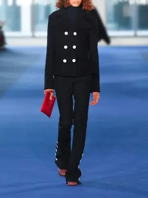 Proenza Schouler Romane Wool-blend Jacket - Black
