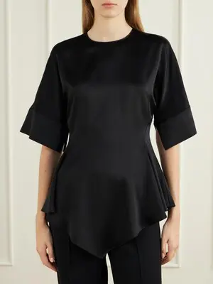 Stella McCartney Satin Blouse - Black
