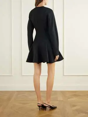 Stella McCartney Wool-blend Cady Mini Dress