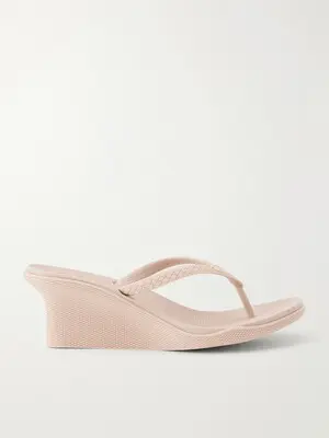 BLOUMME Pilar Recycled Thong Wedge Sandals