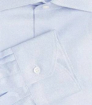 Canali Cotton Micro-pattern Shirt