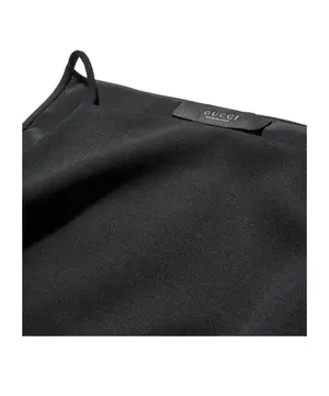 Gucci Sleeveless Square Neck Dress With Engraved Tag