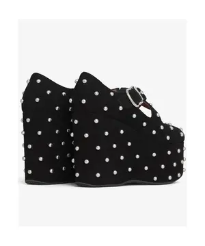 Alaïa Rivet Wedge Shoes