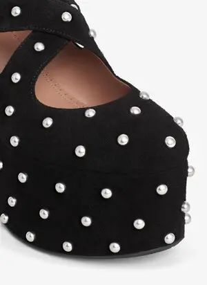Alaïa Rivet Wedge Shoes
