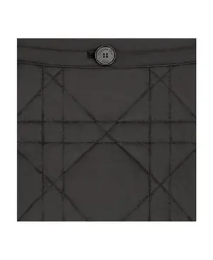 Dior Macrocannage Quilted Skort - Black