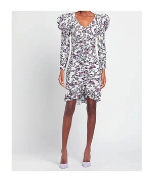 Isabel Marant Étoile Floral Print Gathered Sheath Dress