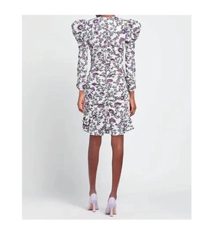 Isabel Marant Étoile Floral Print Gathered Sheath Dress