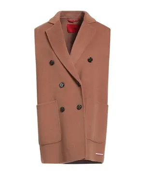 MAXCO. Sleeveless Double-breasted Coat