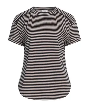 Brunello Cucinelli Striped Crew Neck T-shirt