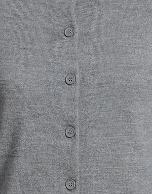 MAXCO. Max&co. Long-sleeved Crew Neck Cardigan