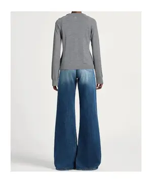 MAXCO. Max&co. Long-sleeved Crew Neck Cardigan