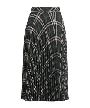 Burberry Plaid Pleated Skirt