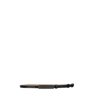 Max Mara Skinny Belt - Black