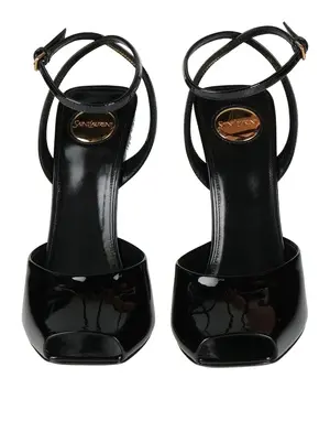 Saint Laurent Two-tone Wedge Sandals