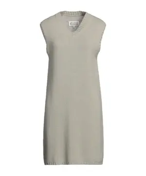 MAISON MARGIELA Sleeveless V-neck Wool Knit Dress