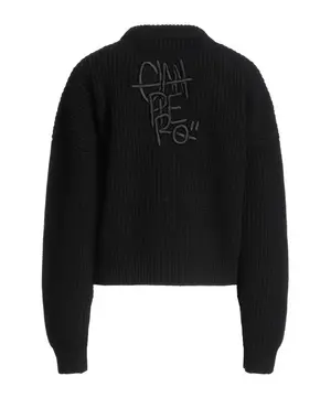 Dolce & Gabbana Wool Knit Top With Appliqués