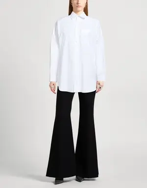 Balenciaga Oversized Appliquéd Crystal Embellished Poplin Shirt