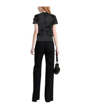 Sportmax Short Sleeve Embellished Top