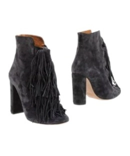 Chloé Suede Effect Ankle Boots With Tassel Embellishments