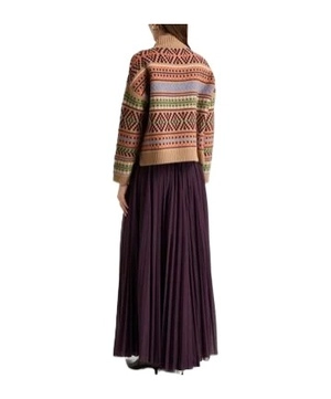 MAXCO. Max&co. Pleated Chiffon Maxi Skirt
