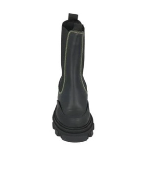 GANNI Leather Platform Boots