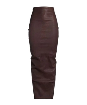 Rick Owens High-waisted Pencil Midi Skirt