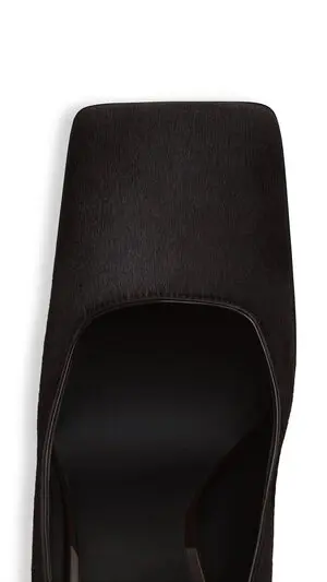 Alaïa Square-toe Chunky High Heel Pumps - Black
