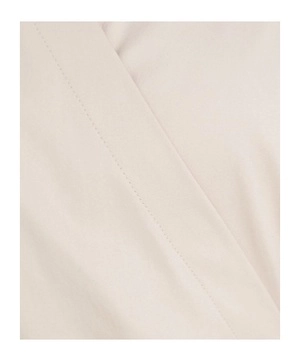 Max Mara Plain Poplin Wrap Shirt Dress - Grey