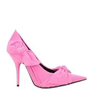 Balenciaga Leather Courts With Bow Detailing - No