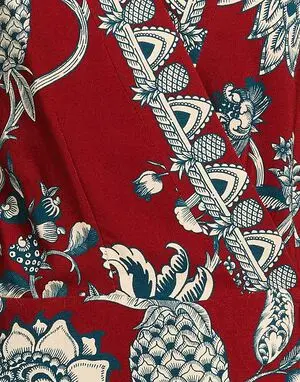 Farm Rio Floral Print Cady Wrap Dress