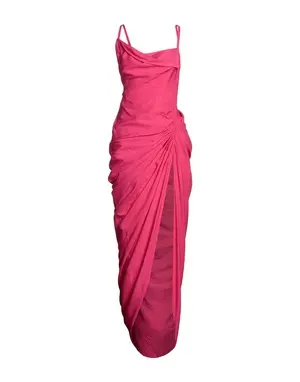 Jacquemus Ruched Maxi Dress