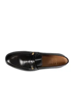 Church's Polished Leather Loafers With Metal Buckle Detail