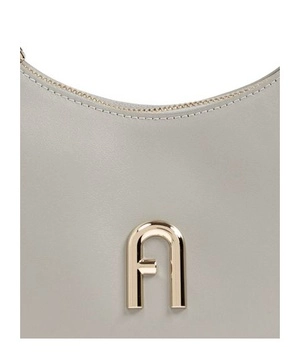 Furla Diamante Logo Plaque Mini Shoulder Bag - Grey