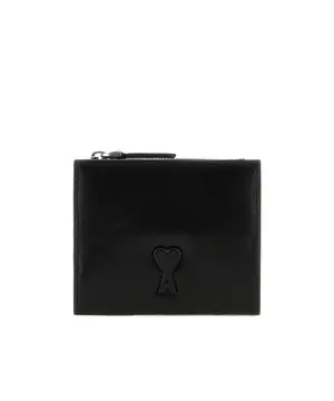AMI Paris Voulez-vous Folded Wallet - Black