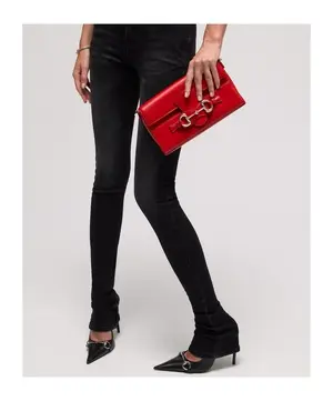 Gucci Horsebit Ristretto Medium Shoulder Bag