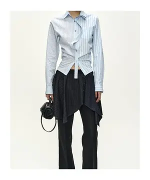 Andersson Bell Split-stripe Contour Shirt