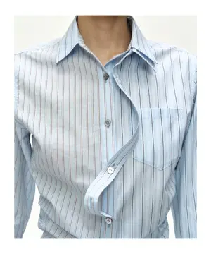 Andersson Bell Split-stripe Contour Shirt