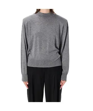 THE FRANKIE SHOP Wool-blend Ribbed Turtleneck Knit Top