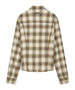 Andersson Bell Check Studded Contour Shirt