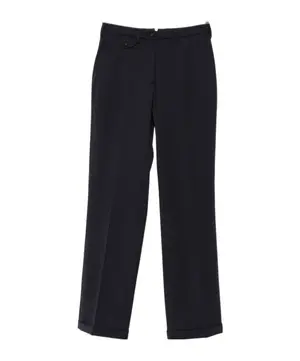 Seventy Pressed-crease Tailored Trousers - Dark Navy
