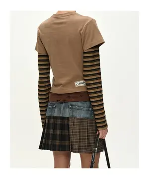 Andersson Bell Layered Heart Message Long Sleeve T-shirt