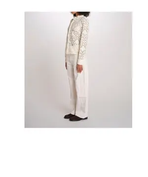 Farm Rio Long Sleeve Embroidered Shirt