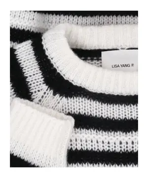 LISA YANG Striped Knitted Sweater