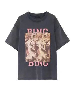 ANINE BING Cade Tiger Bing T-shirt - Grey