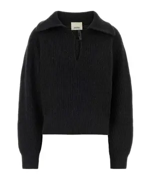 Isabel Marant Étoile Long-sleeved Sweater With Fold-over Collar