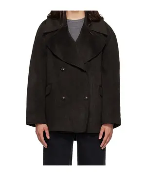 Loulou De Saison Double-breasted Jacket - Brown